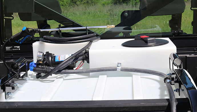 50 Gallon Deluxe UTV Broadcast Sprayer, 10 Foot Swath – Master MFG